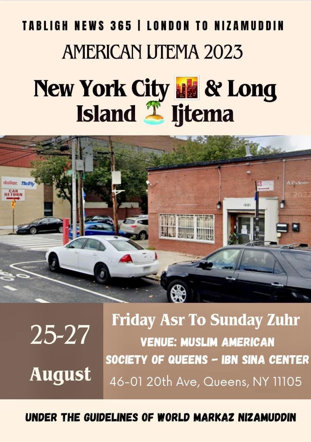 New York City 🌆 & Long Island 🏝️ Annual Ijtema 2023 begins Today after ...
